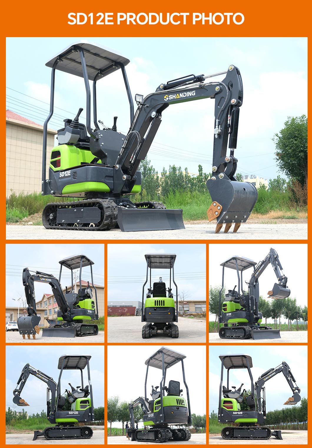 1.2T Mini Excavator - shandingglobal.com